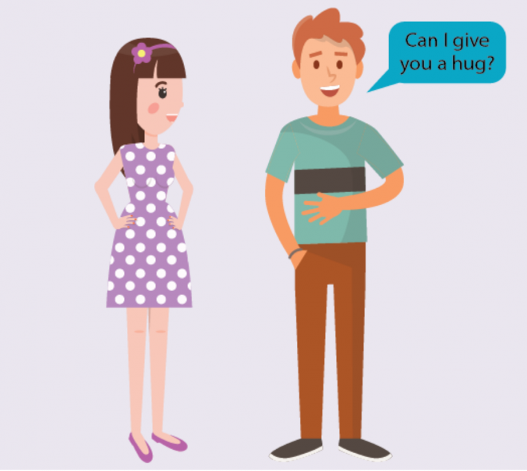 Be Safe: Consensual Touch Social Story — PAAutism.org, an ASERT Autism ...